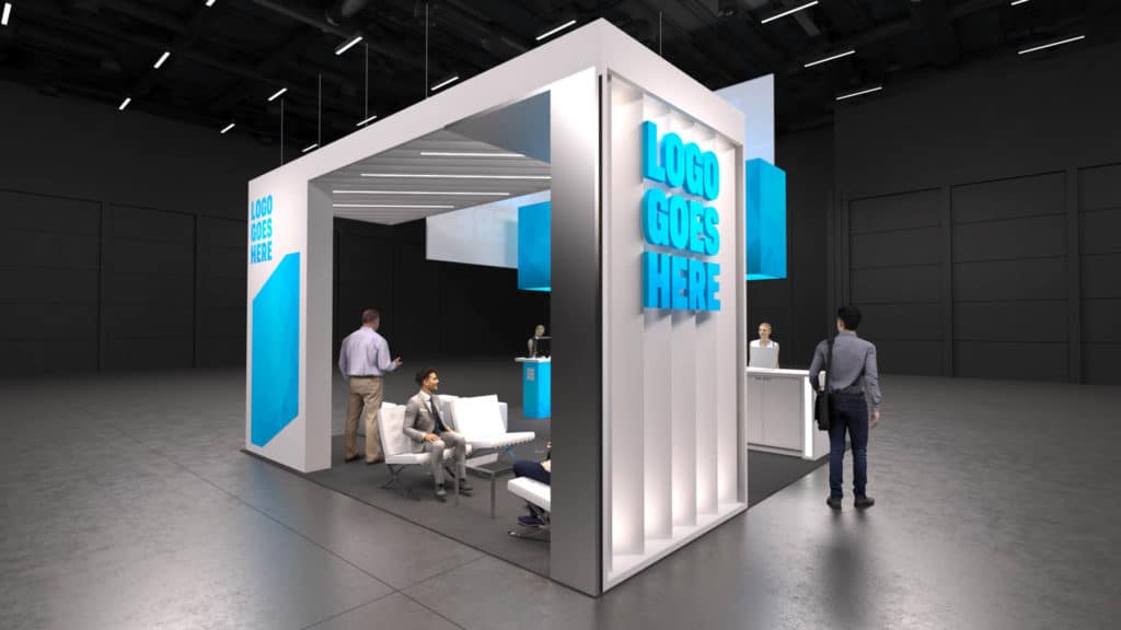 20x20 Trade Show Booth Design - Echelon Design Inc